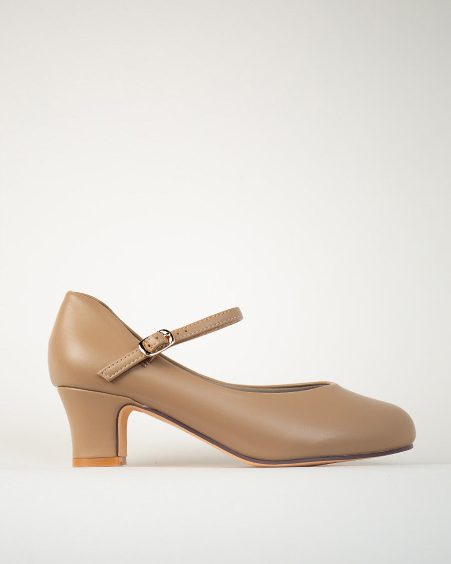 Tan 2" Character Shoes | Dance Shoes for Women - Stelle