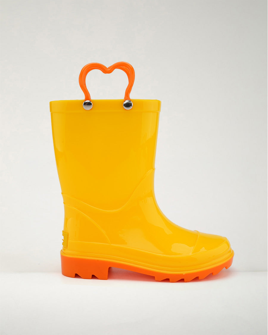 Puddle Jumper Kids Rubber Rain Boots in Yellow | Stelle