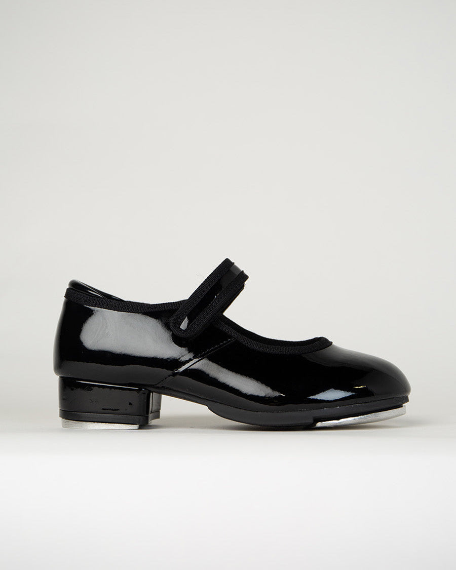 Black Kids Tap Shoes | Velcro Strap Tap Shoes for Girls | Stelle